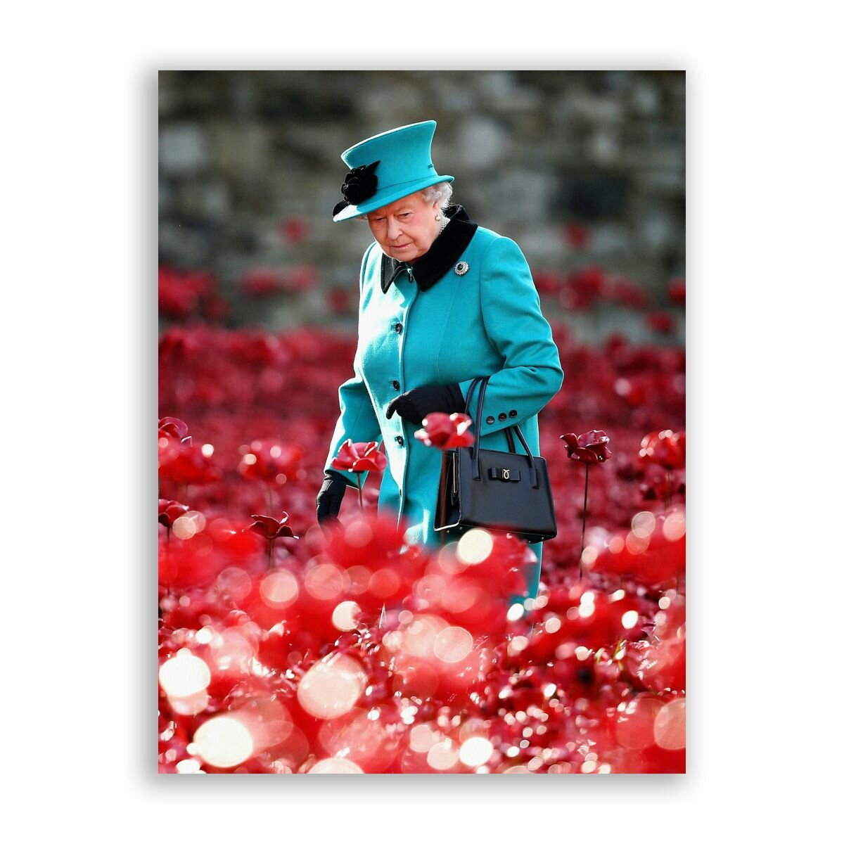 Постер, плакат на бумаге / Queen Elizabeth II / Елизавета II / Размер 30 x 40 см