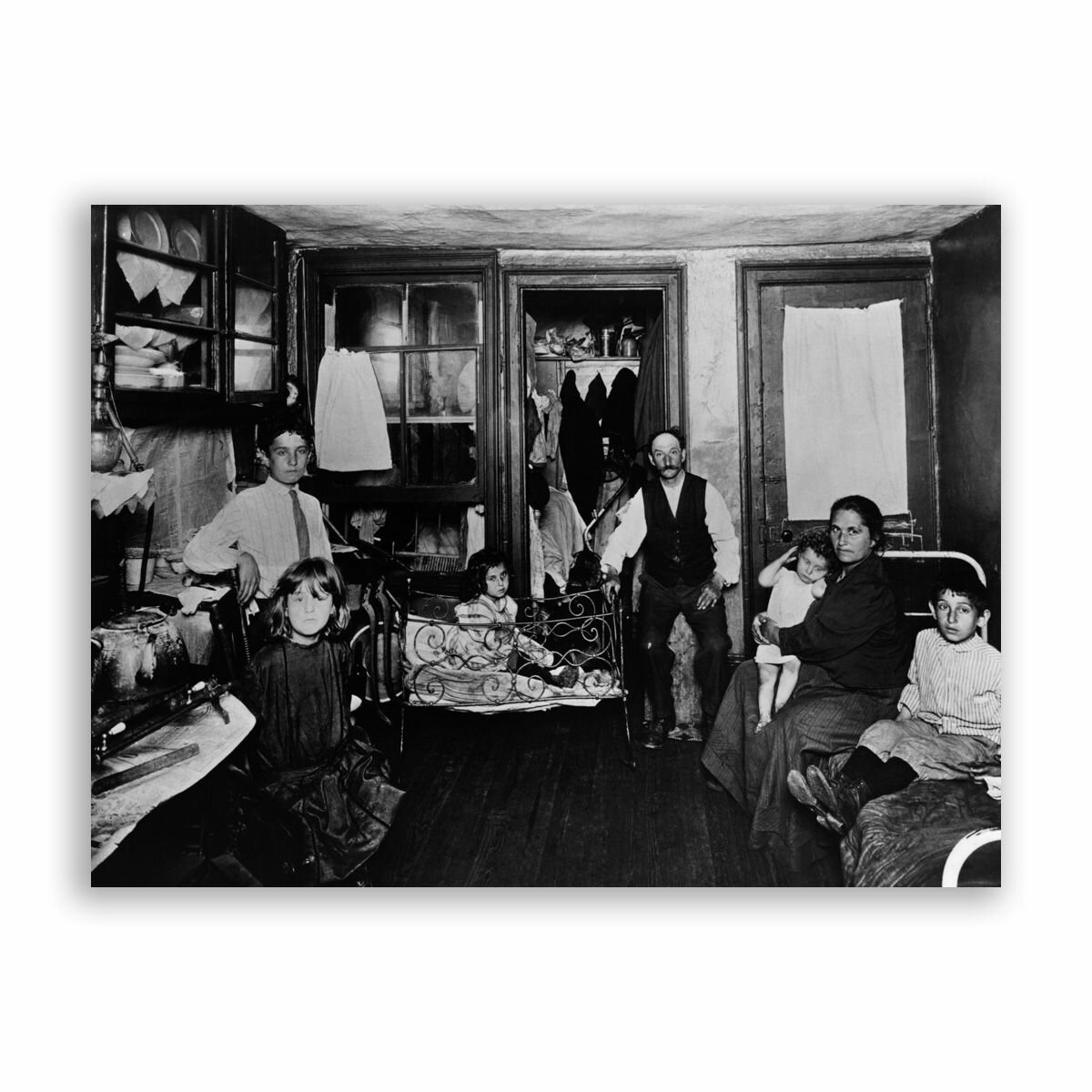 Постер, плакат на бумаге / Якоб Август Риис - Фотограф / Размер 40 x 53 см
