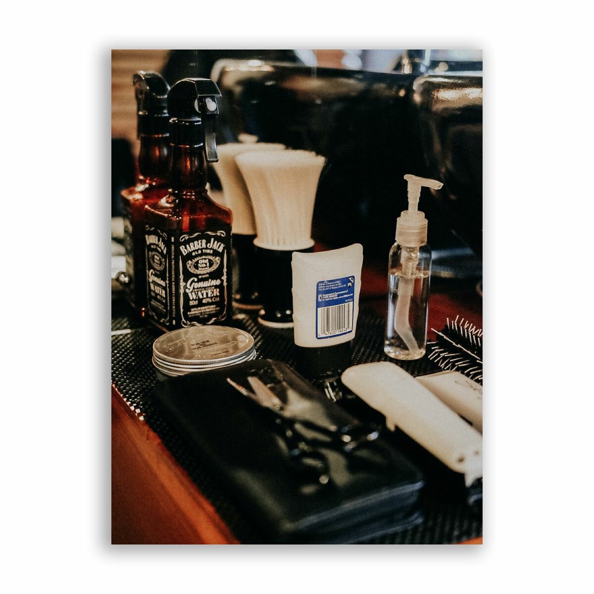 Постер, плакат на бумаге / Для Барбершопа / Размер 30 x 40 см