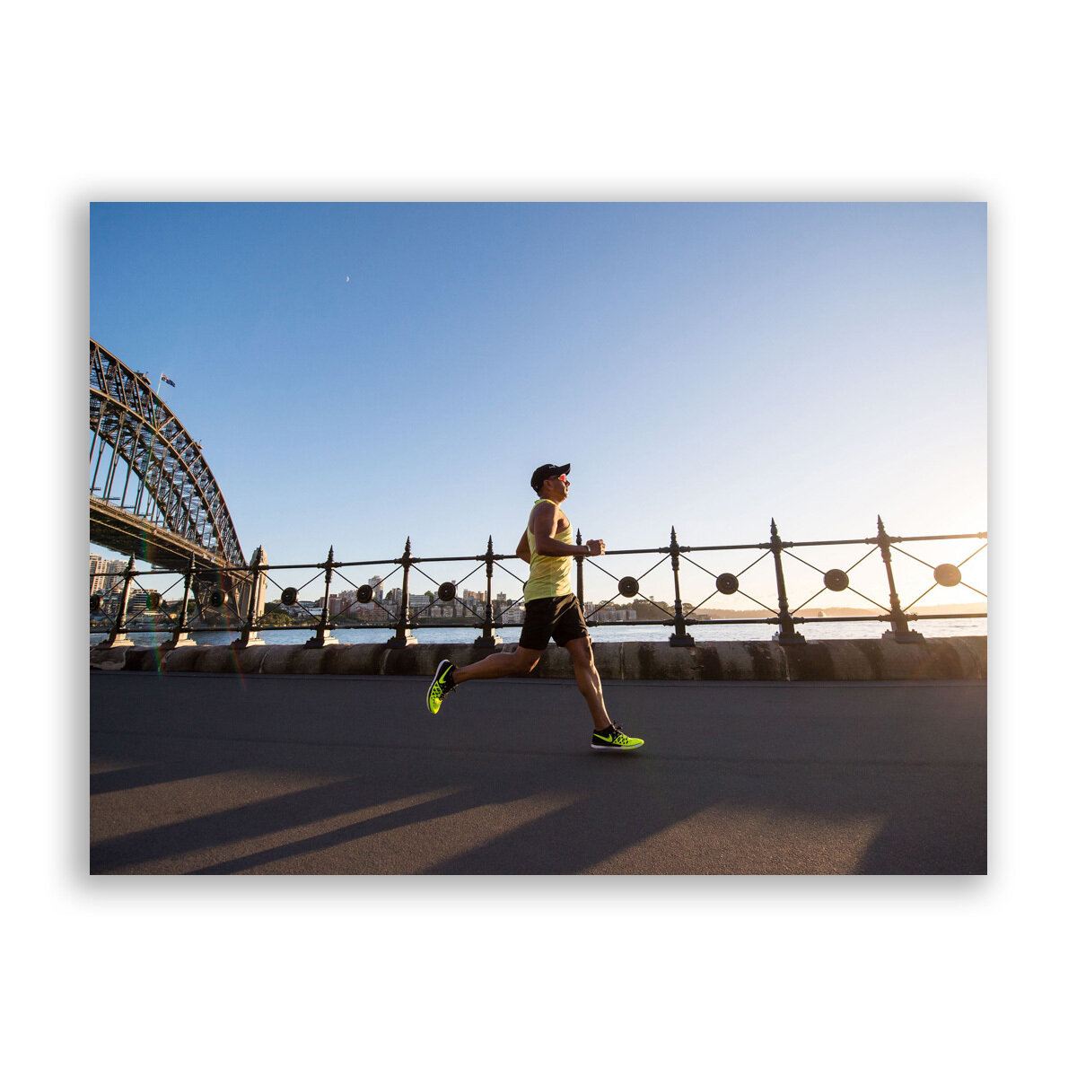 Мотивационный плакат на бумаге / Спорт - Бег / Размер 30 x 40 см