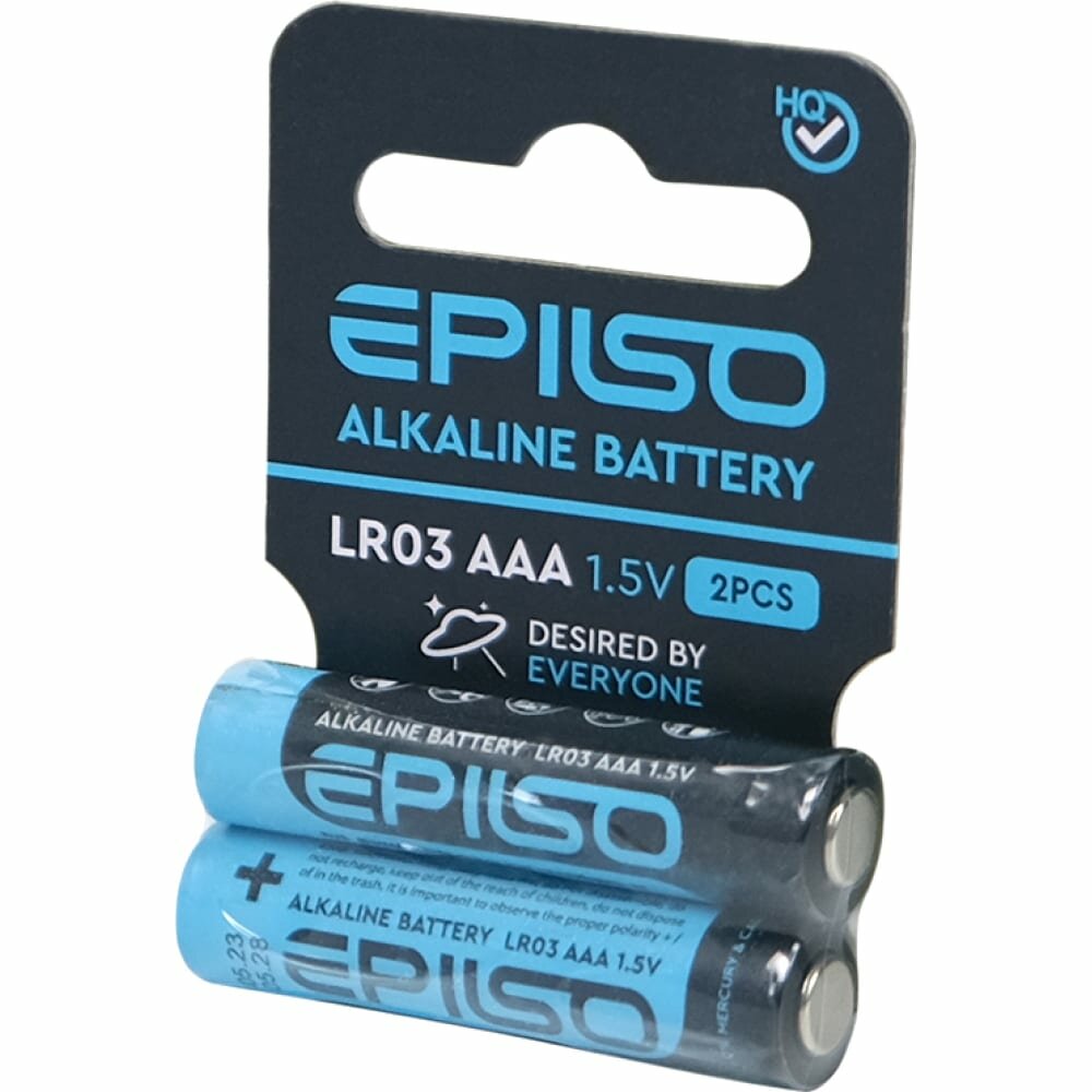 Мизинчиковые элементы питания Epilso lr03/aaa