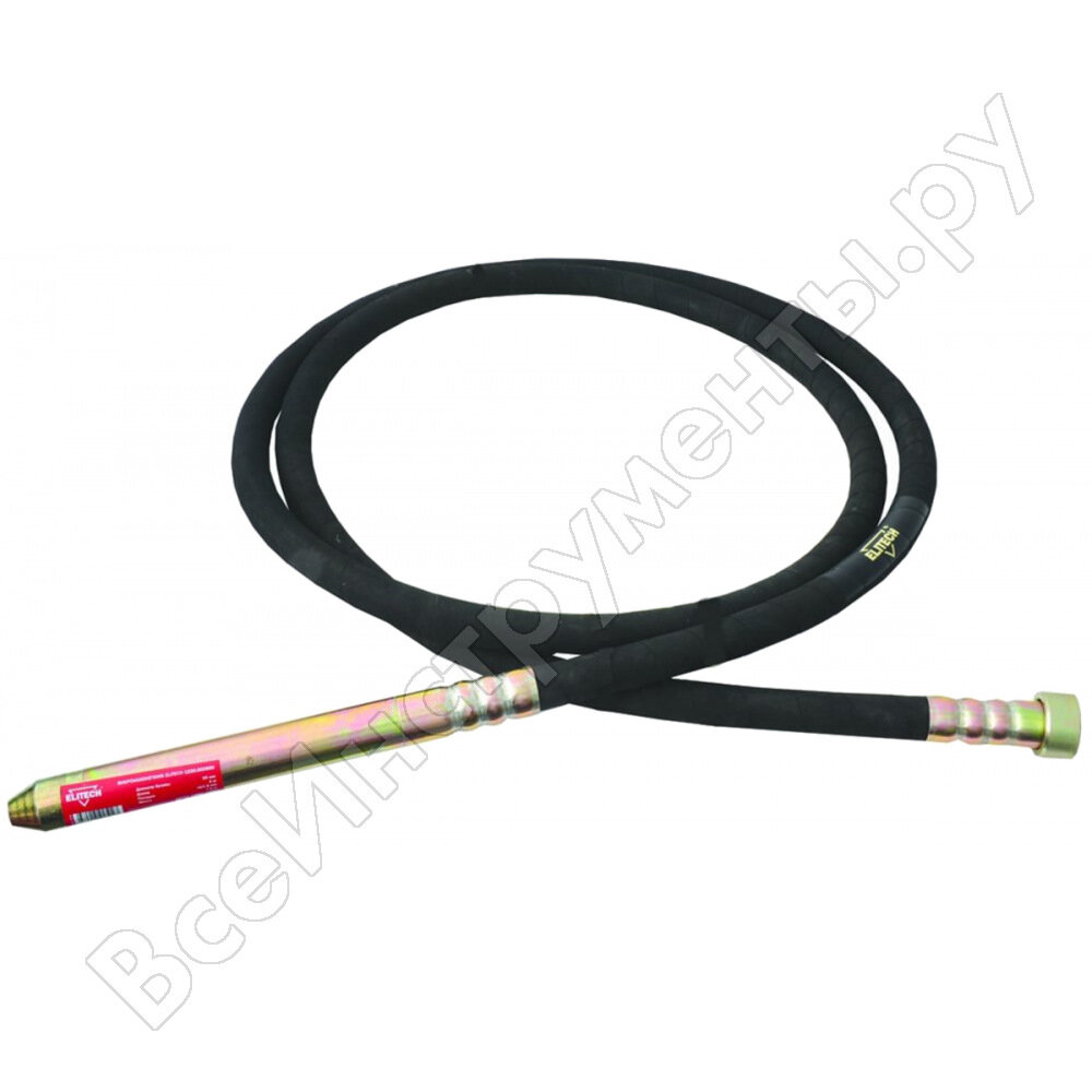 Насадка низкочастотная для сетевого вибратора (35 мм; 4 м; HEX8) Elitech 1220.000900