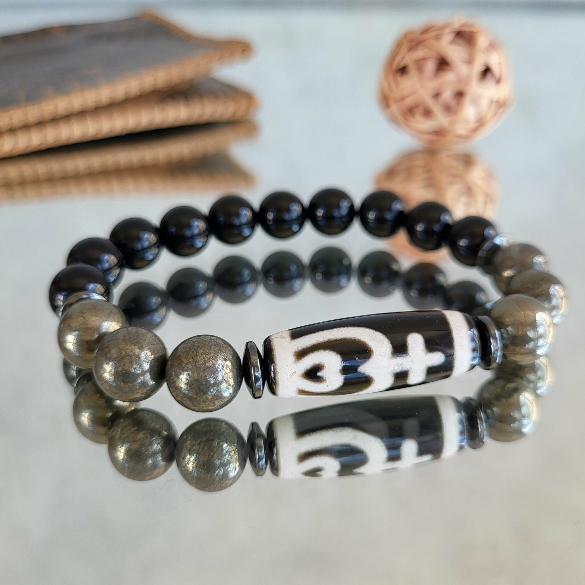 Браслет Гранат-МК, агат