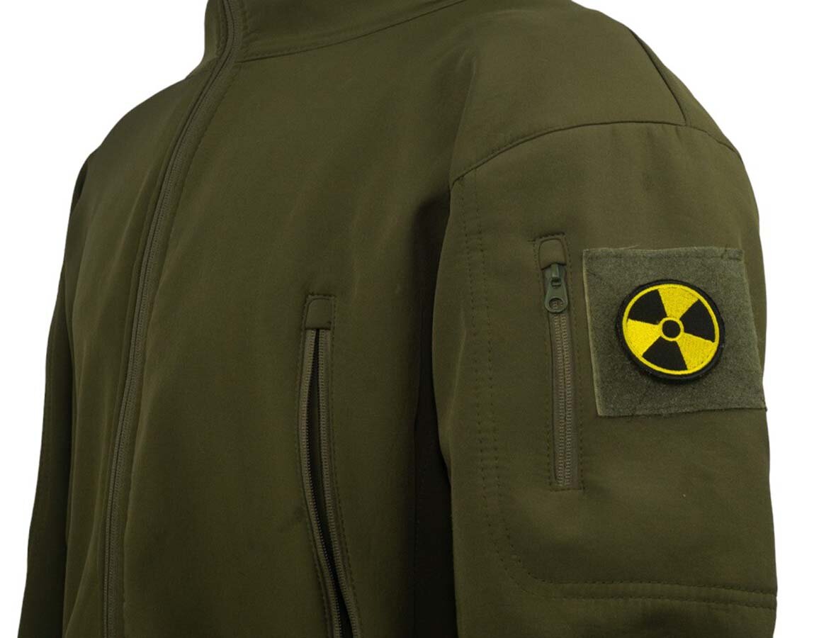 Шеврон на липучке Strike "Радиация" 50мм