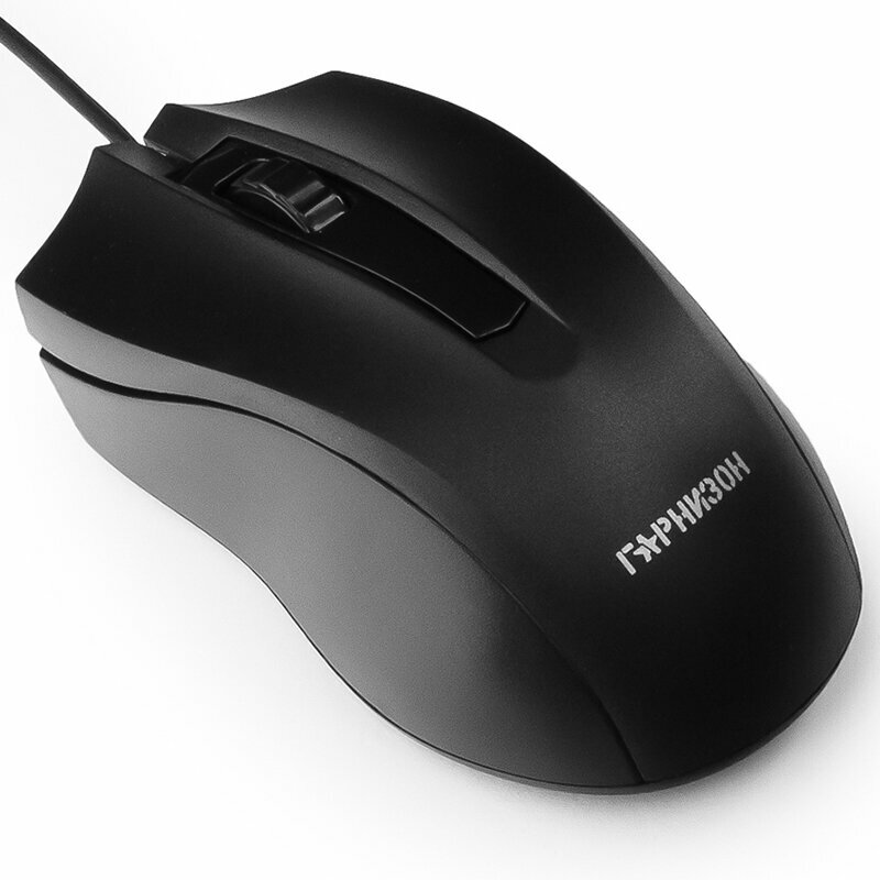 Мышь Гарнизон GM-115, USB, черный