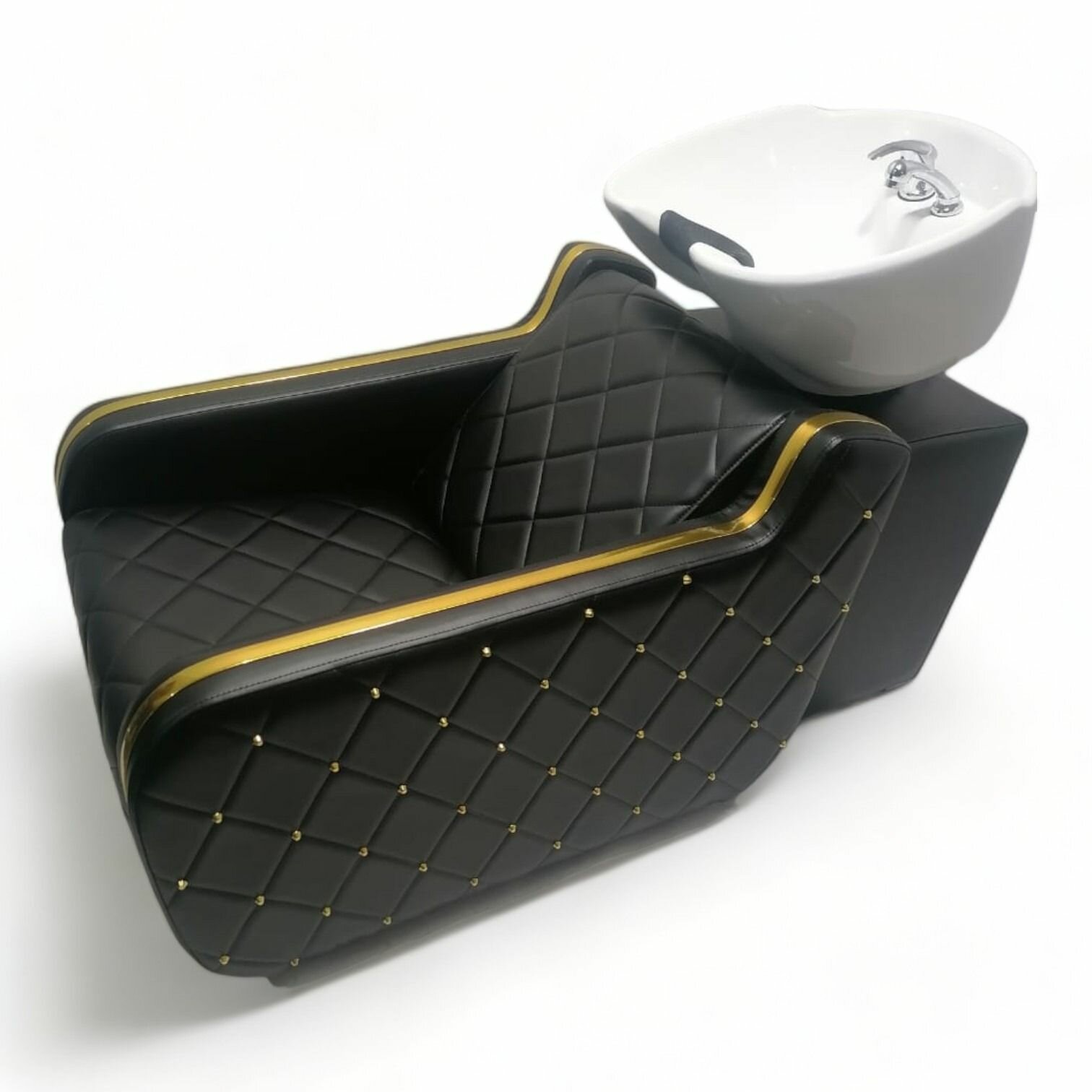 Парикмахерская мойка с раковиной и комплектом для подключения и установки