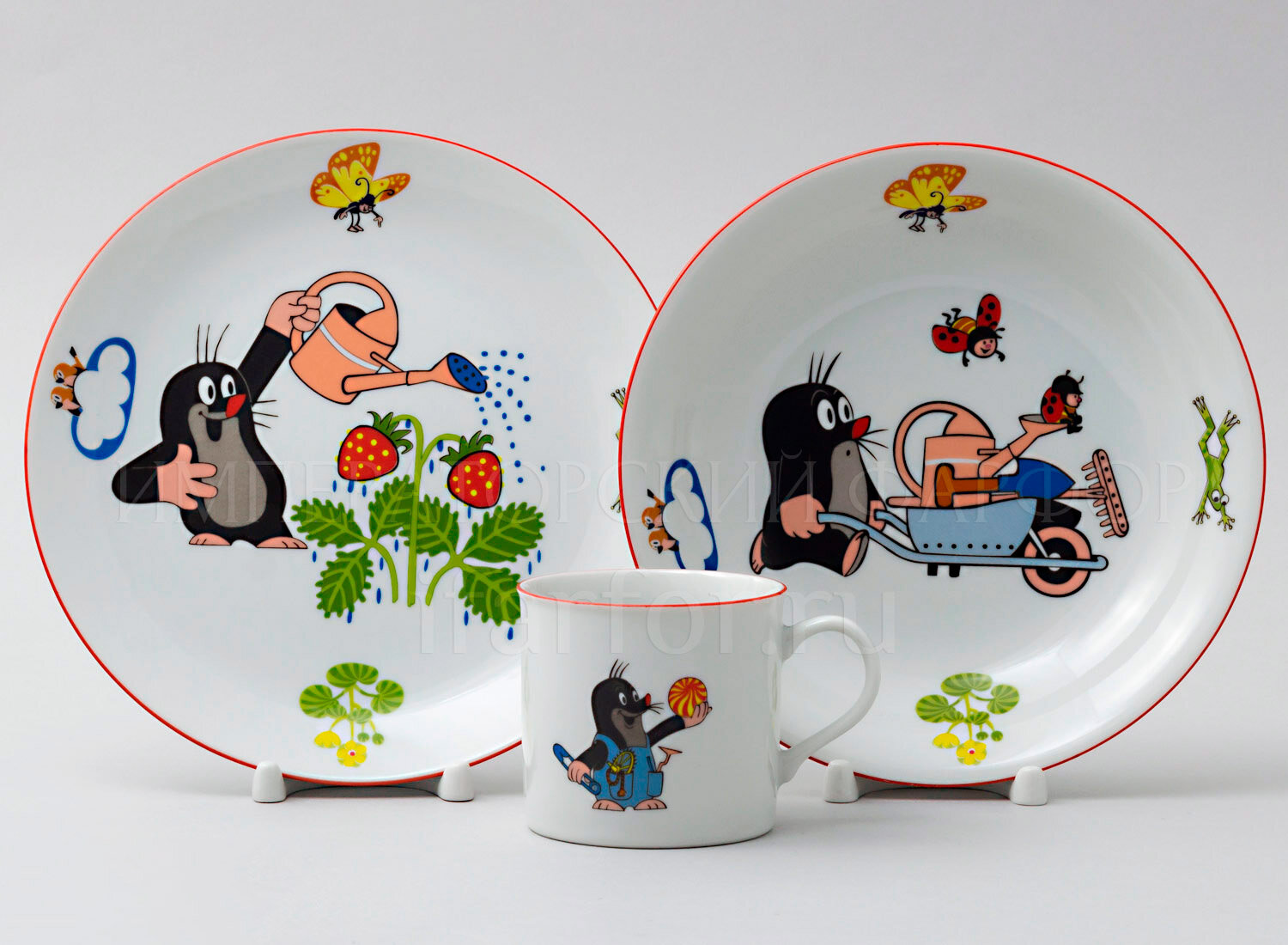 Комплект детский в подарочной коробке Крот-садовник THUN