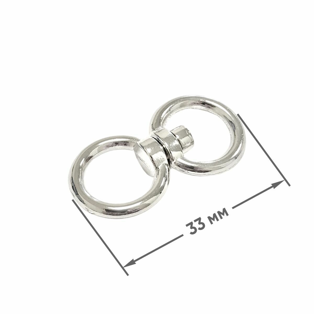 Вертлюг петля,10мм, L-33мм, Забота в удовольствие, 180Z-1010NP