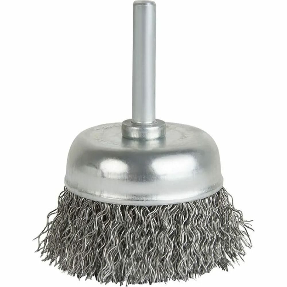 Щетка чашечная волнистая с хвостовиком 100 мм, проволока - INOX 0.30 мм DEBEVER DB80163409
