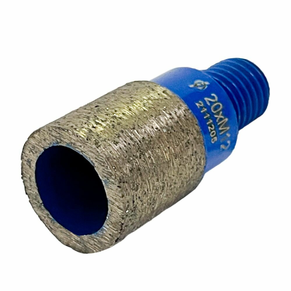 Фреза алмазная погружная STC TOOLS для резки гранита на станках с ЧПУ L45/20, 20, M12 правая