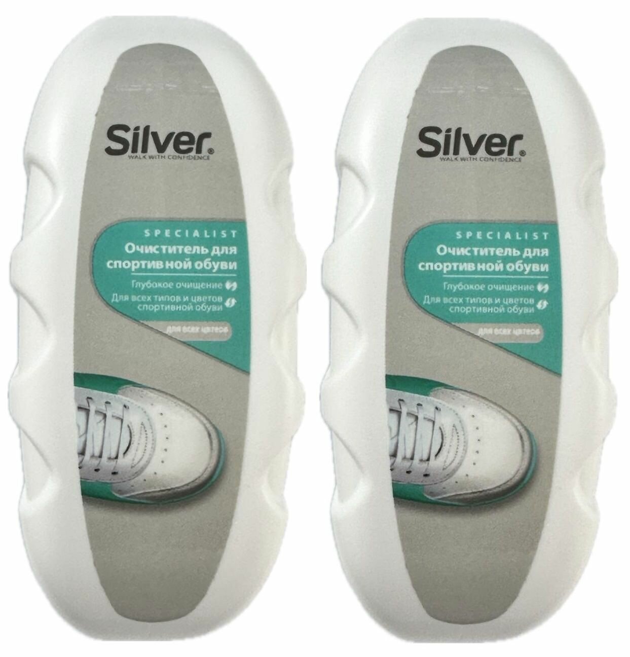SILVER SPORT Очиститель для спортивной обуви 80мл, 2 шт