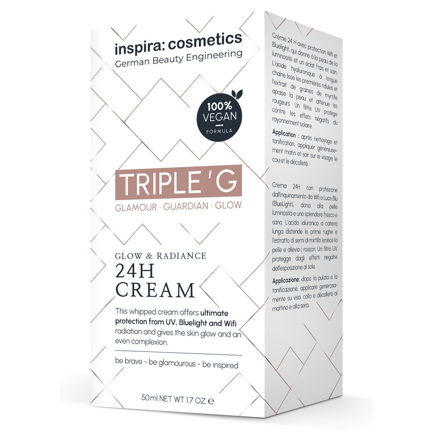 JI7020 Glow & Radiance 24h Cream 50 ml Ревитализирующий 24-часовой крем для сияния кожи