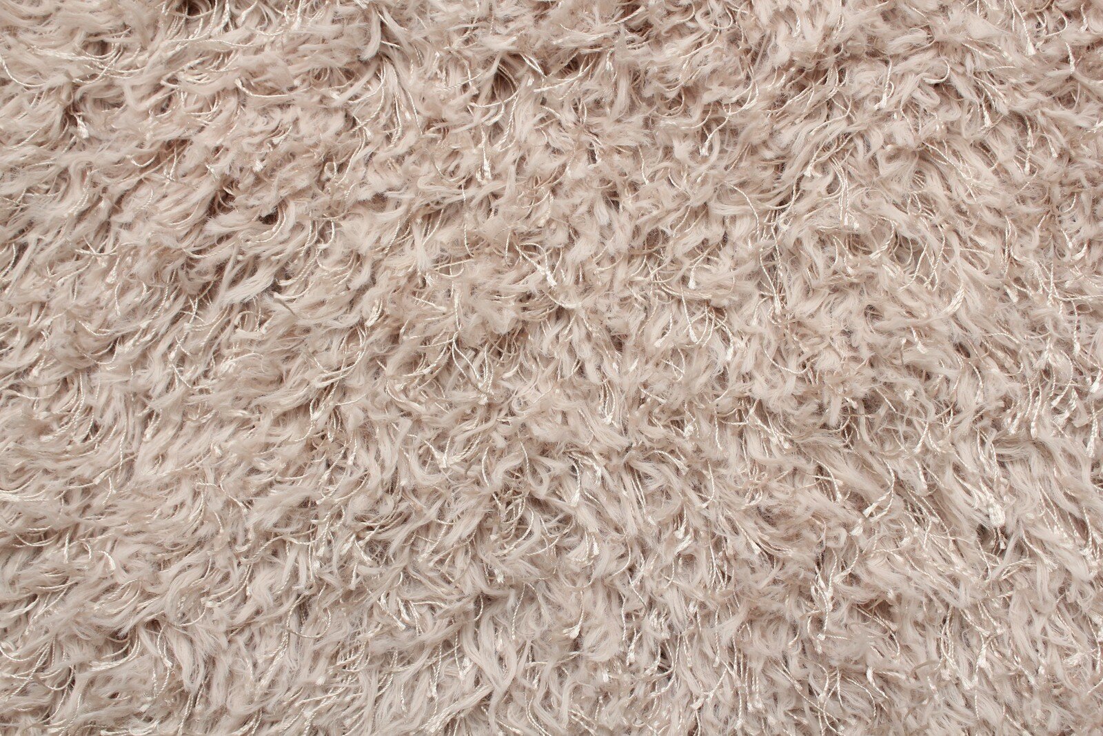 Ткань Мех искусственный Glamur кремовый, ш140см, 0,5 м