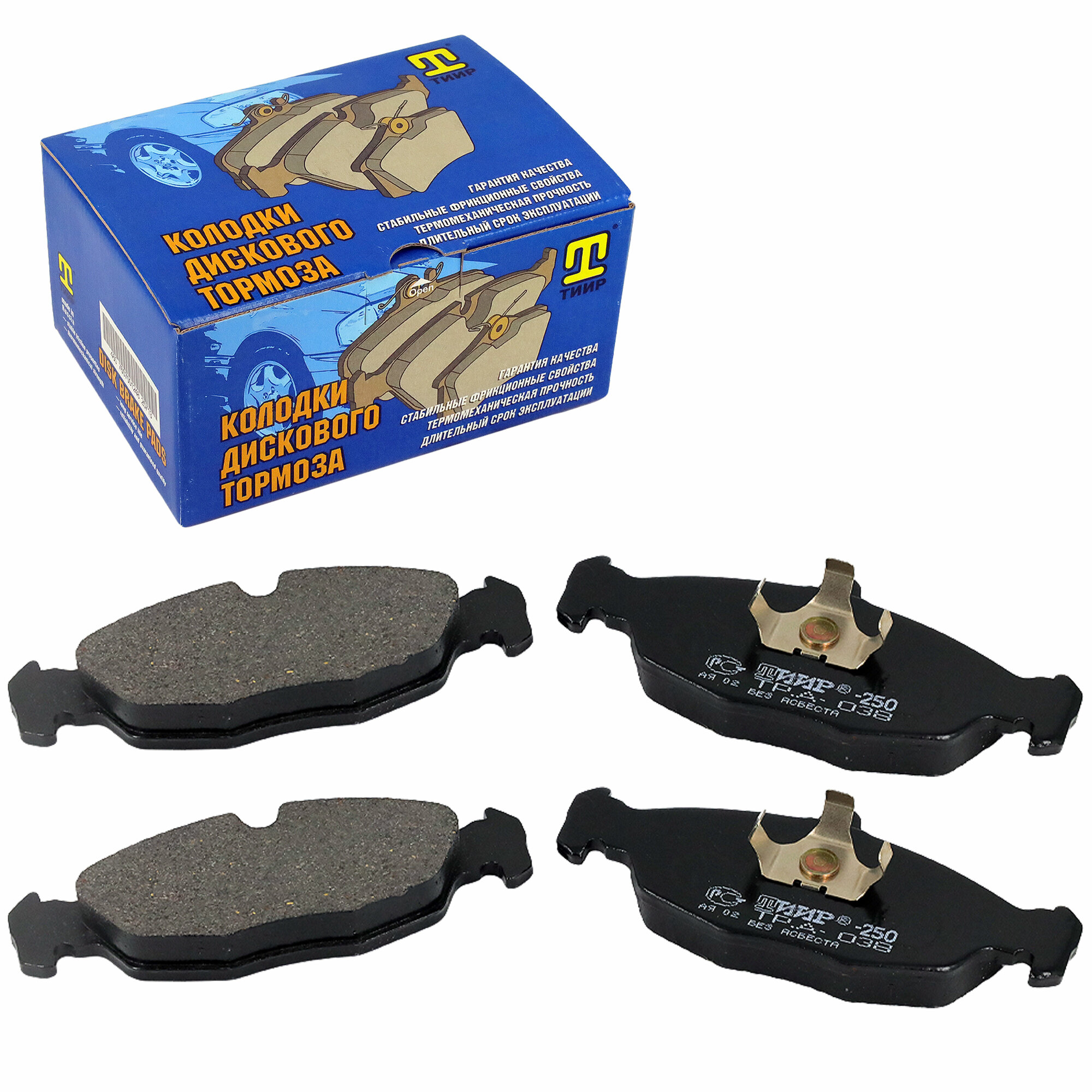 Колодка тормозная передняя (кт.4шт.) Daewoo Nexia (ТР. А-038) (16.5)