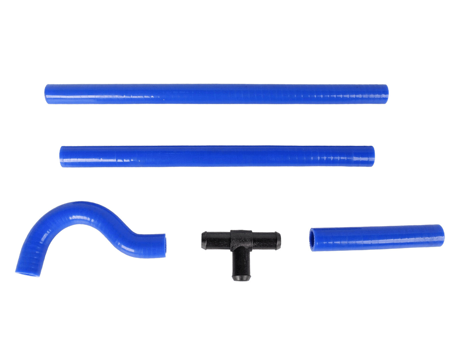 Патрубок ВАЗ-2112 отопителя 5 штук комплект силикон