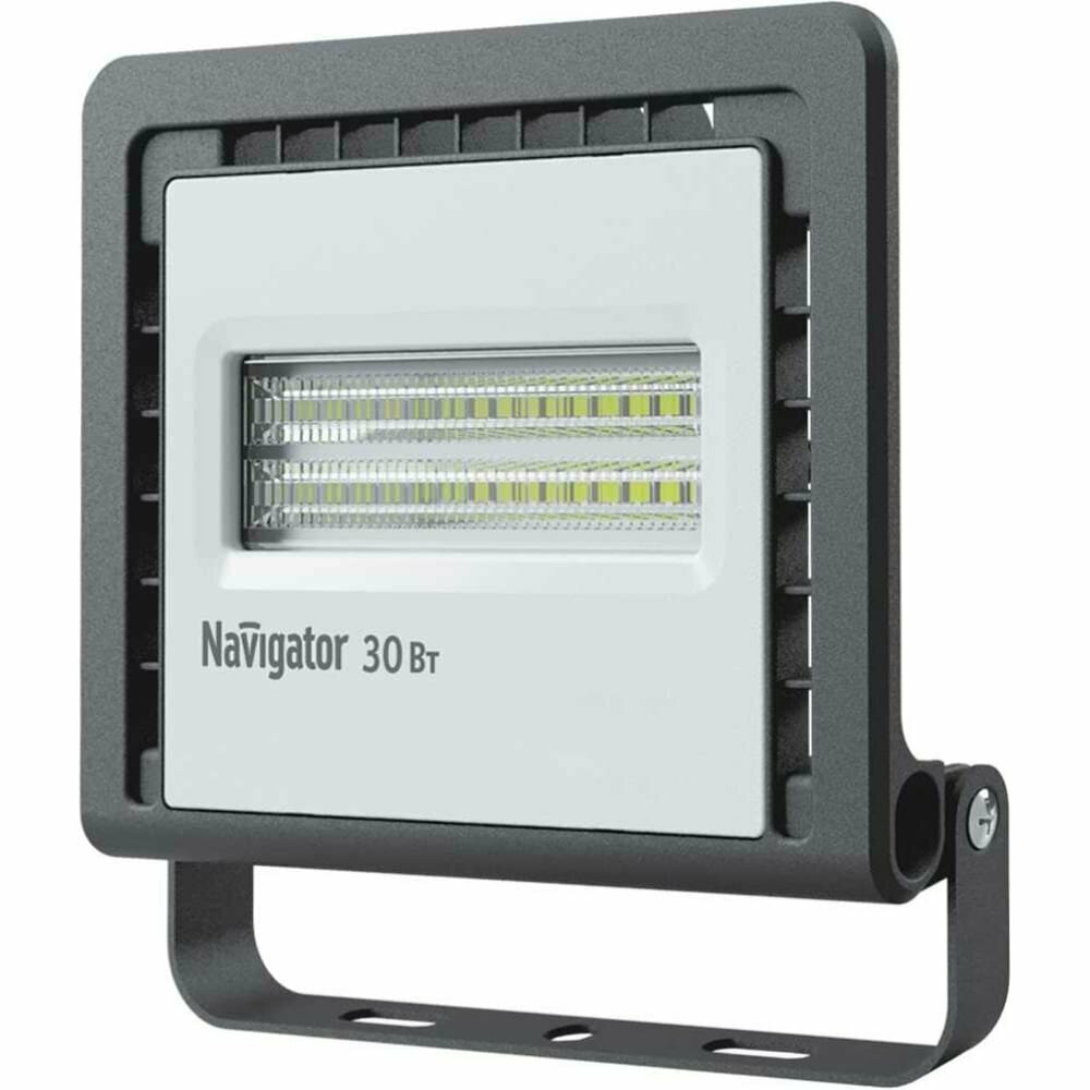 Светильник Navigator NFL-01-30-4K-LED, 30 светодиодов, IP65, 2400 лм, черный