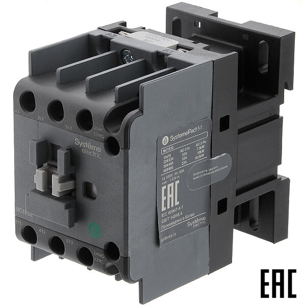 Контактор MC1E MC1E32M7 32A 1з+1р 220В/230В (Systeme Electric)