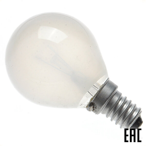 Лампа накаливания "шарик" матовая 60Вт 11501 CLAS P FR 60W 230V Е14 660Лм OSRAM (5 шт. в комплекте)