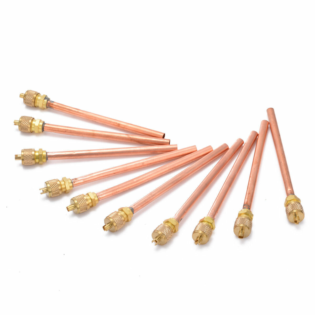 Клапан Шрёдера 1/4" 10шт, сервисный заправочный штуцер