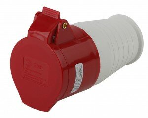 Розетка силовая кабельная переносная 3P+PE+N 16А 380V IP44 (Эра), арт. Б0032863