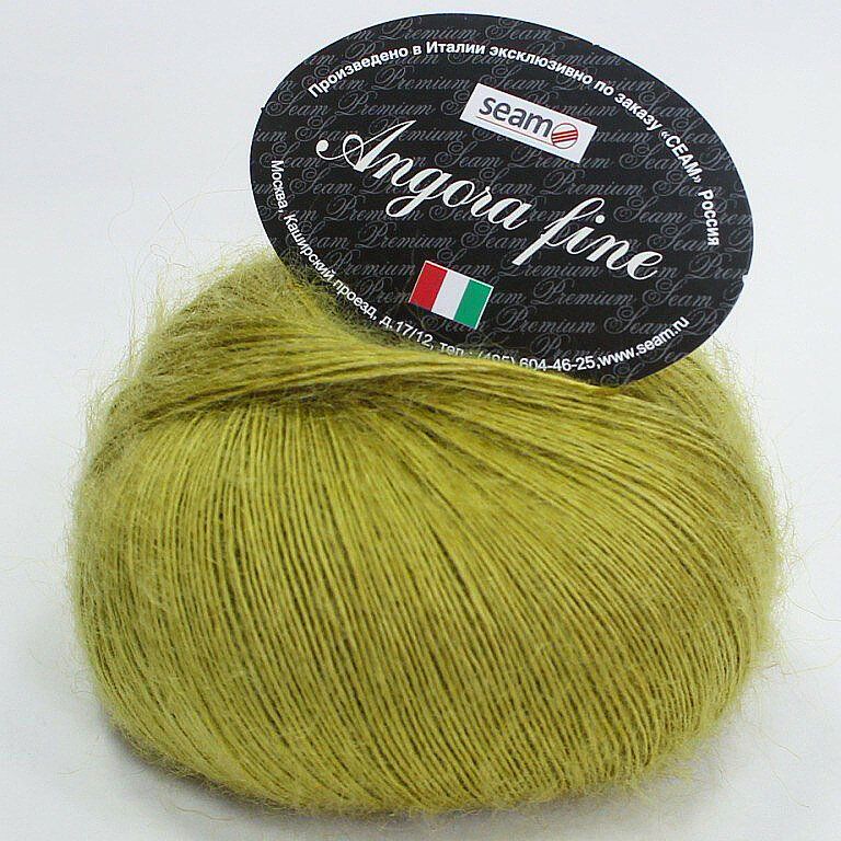 Пряжа Seam ANGORA FINE 160639 фисташка (2 мотка)