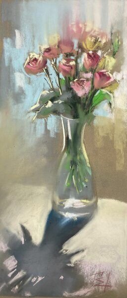 ART-Salon at Oktyabrskaya "Тени" 64х29 см; бумага, темпера, пастель; ручная работа