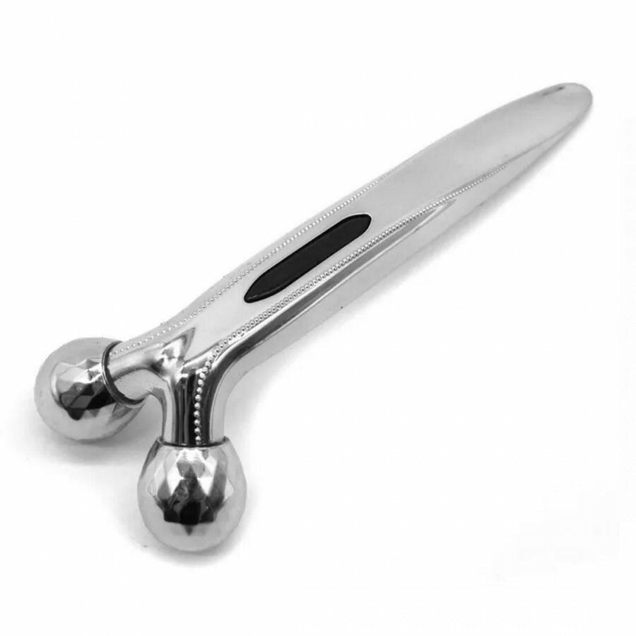 Роликовый лифтинг-массажер Nail Art для лица и тела, 3D Body Massager Andorse, серебристый