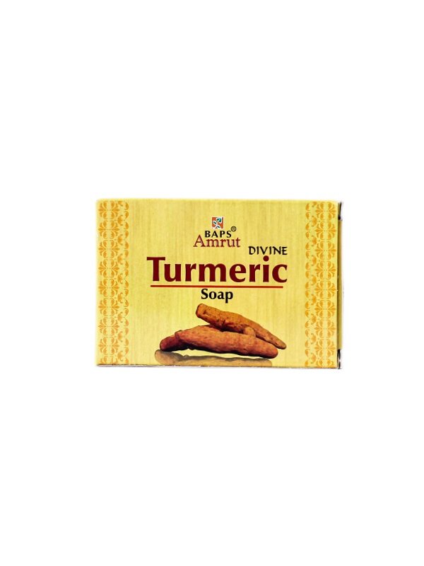 DIVINE TURMERIC Soap, BAPS Amruth (божественная куркума мыло, бапс Амрут), 100 г.