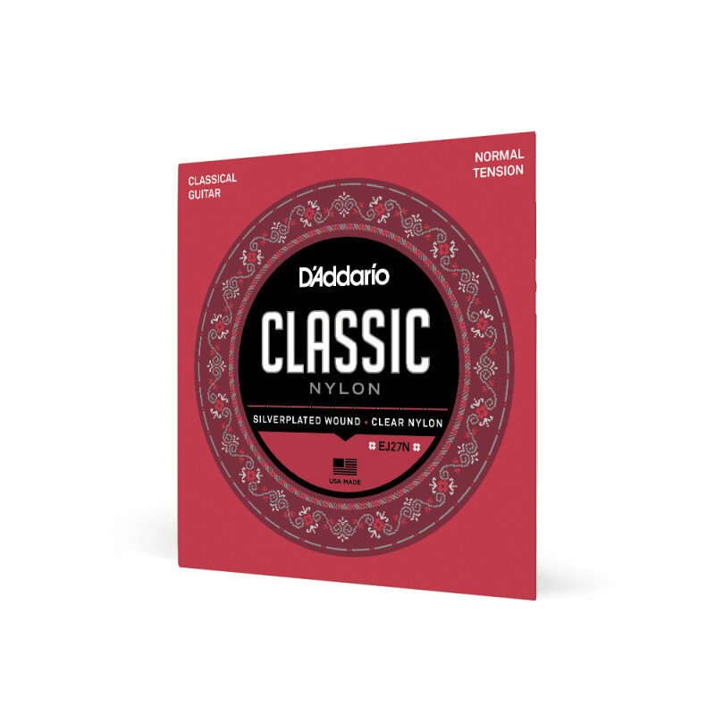 Струны D`ADDARIO EJ27N стр. для кл. гит, Silver, Normal Tension EJ27N стр. для кл. гит, Silver, DADDARIO EJ27N/DNT-12364