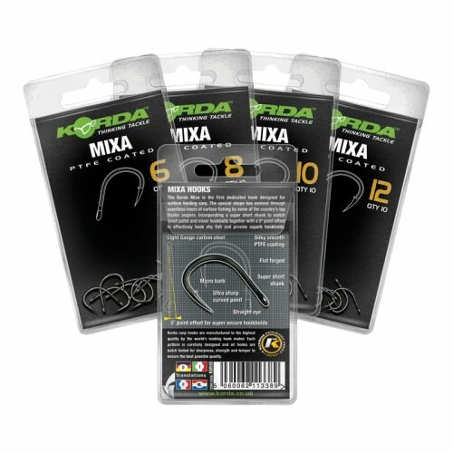 KORDA Крючок Mixa 6, 10 шт.