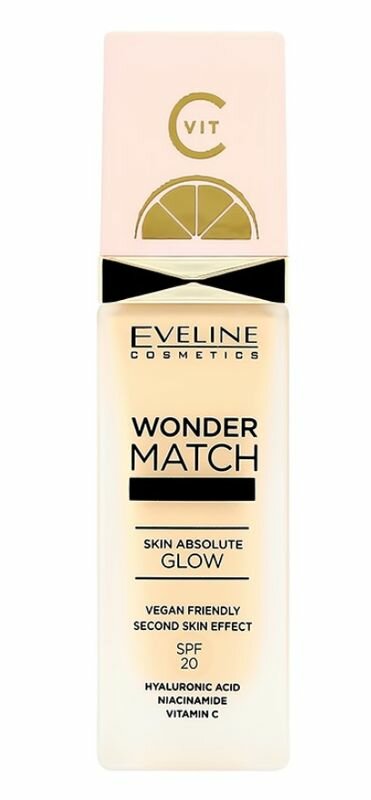 EVELINE Тональная основа Wonder Match Lumi, тон № 10 Vanilla, 30 мл