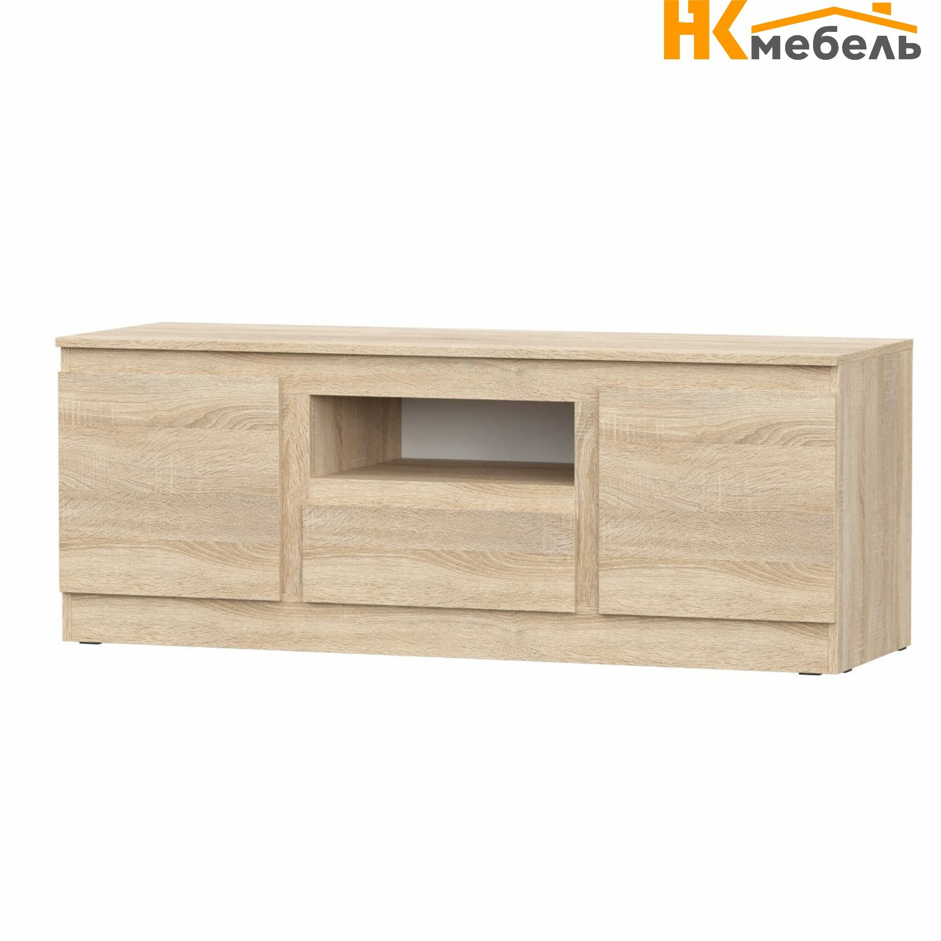 STERN ТВ-135 Тумба под ТВ, Дуб Сонома, 135х51х45 см