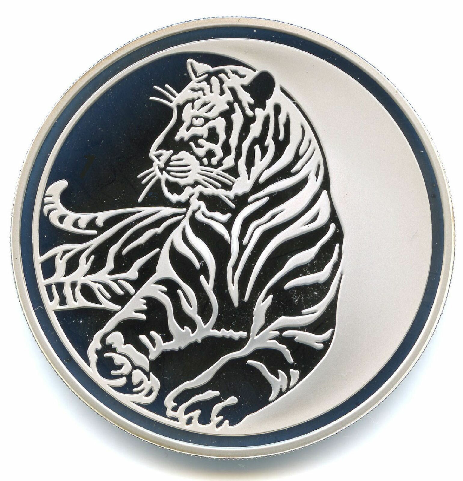 3 рубля 2010 года Год Тигра. Лунный календарь.