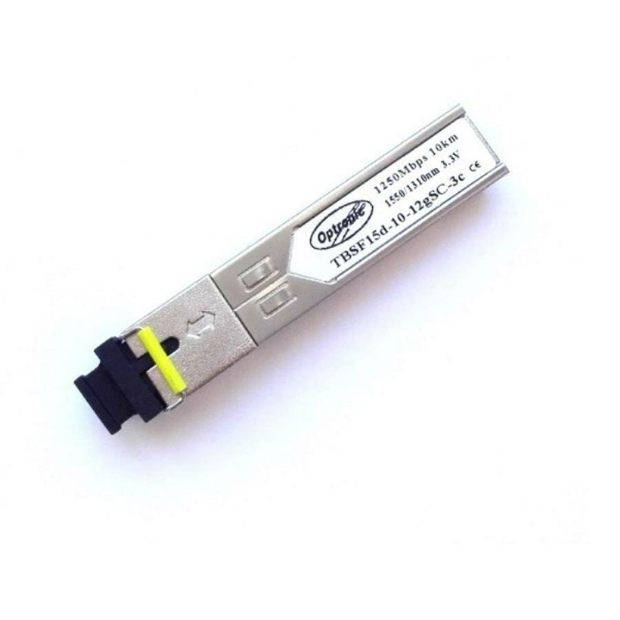 Optronic TBSF15d-10-12gSC-3c модуль SFP, трансивер 1.25Gb/s WDM, 1550/1310nm 10 км, SC
