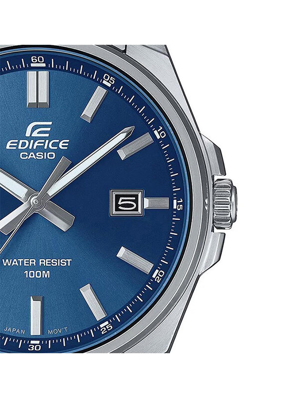 Наручные часы CASIO Edifice, синий/серебряный — фото 1
