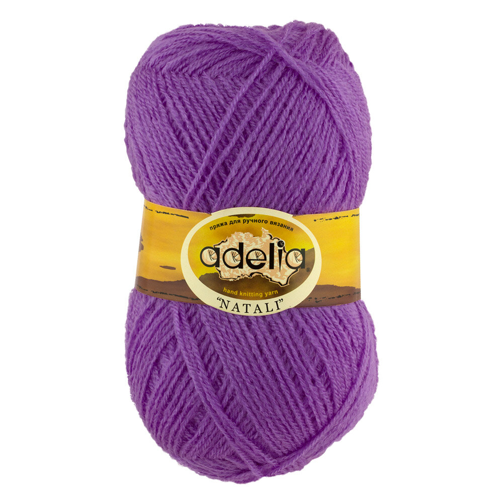 Пряжа ADELIA "NATALI" 100% акрил 50 г 300 м №10 сиреневый