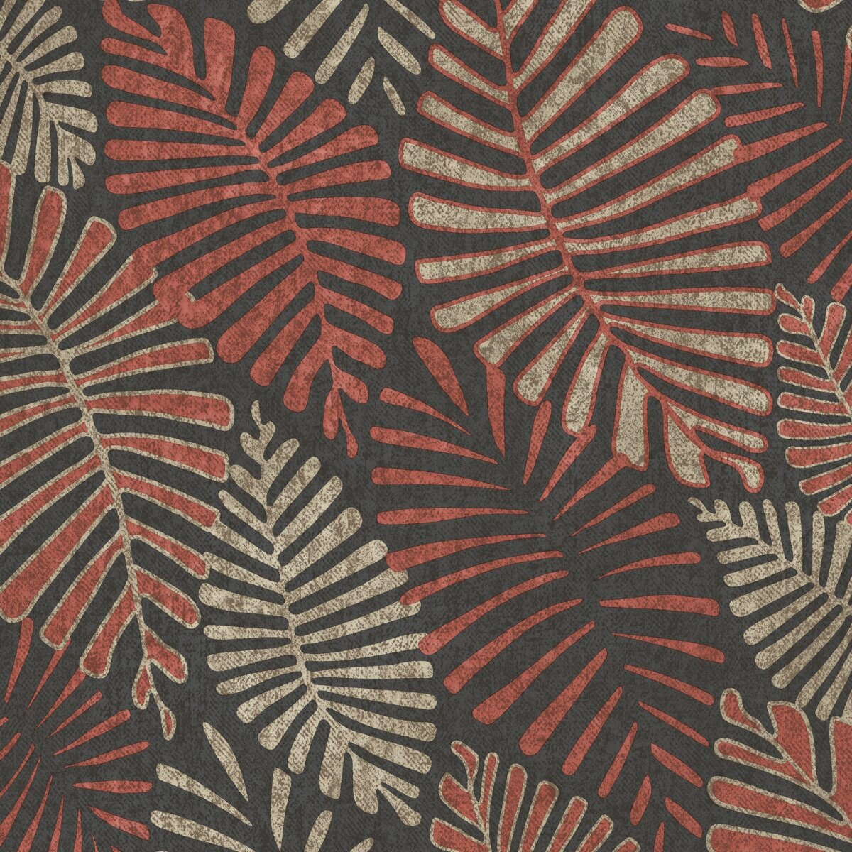 Обои Aura Nomad 4301-4 B; 0,53х10,05 м, флизелин, цвет черный