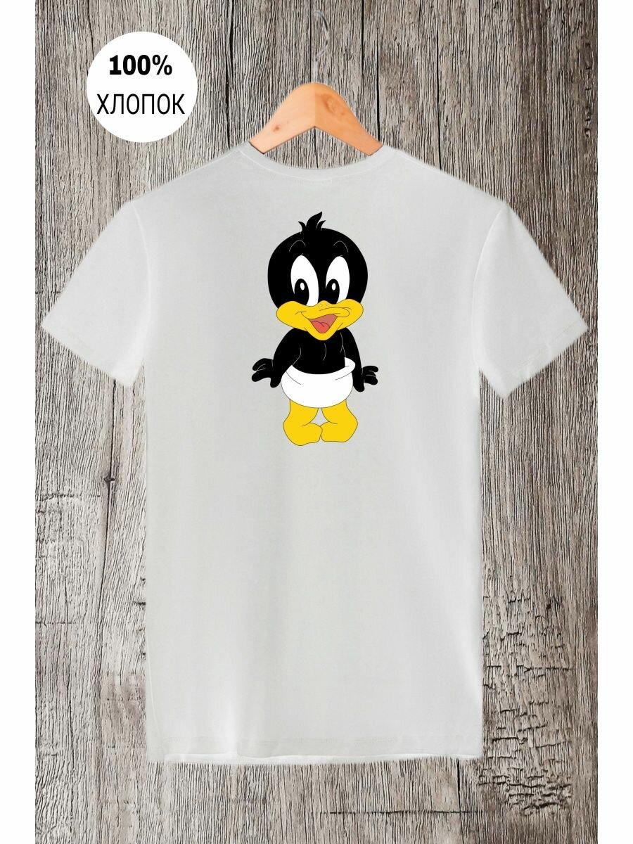 Футболка луни тюнз малыш даффи дак daffi