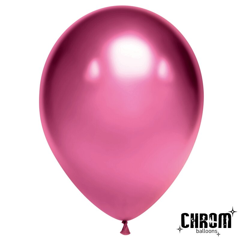 Шар (12'/30 см) Фуше, хром, 50 шт.