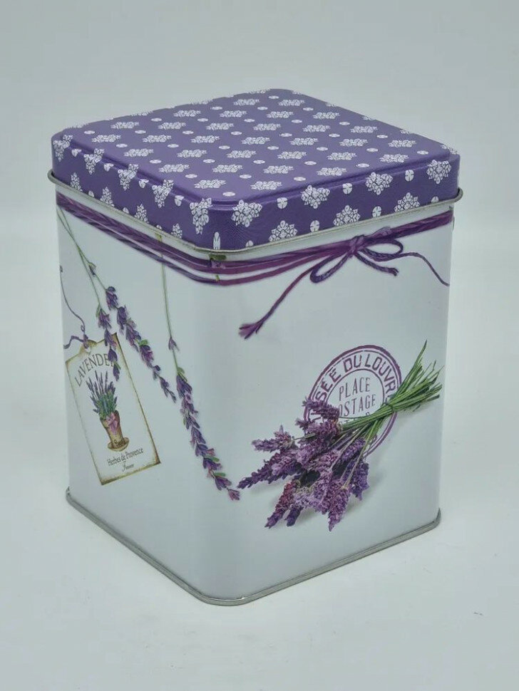 Иван чай с лавандой 80гр в железной банке Лаванда 1