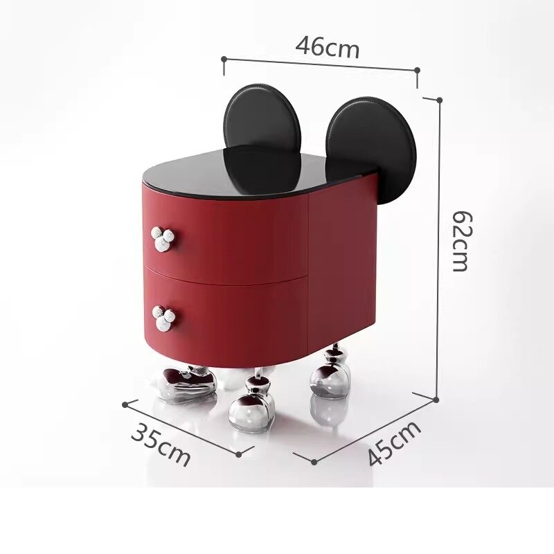 Прикроватная тумбочка Mickey (Красный)