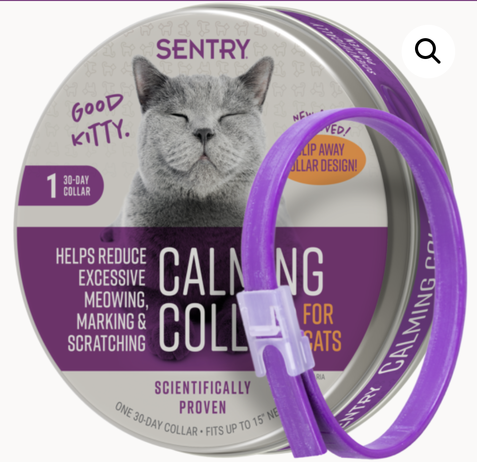 SENTRY Calming Collar успокаивающий ошейник для кошек с феромонами 1 шт