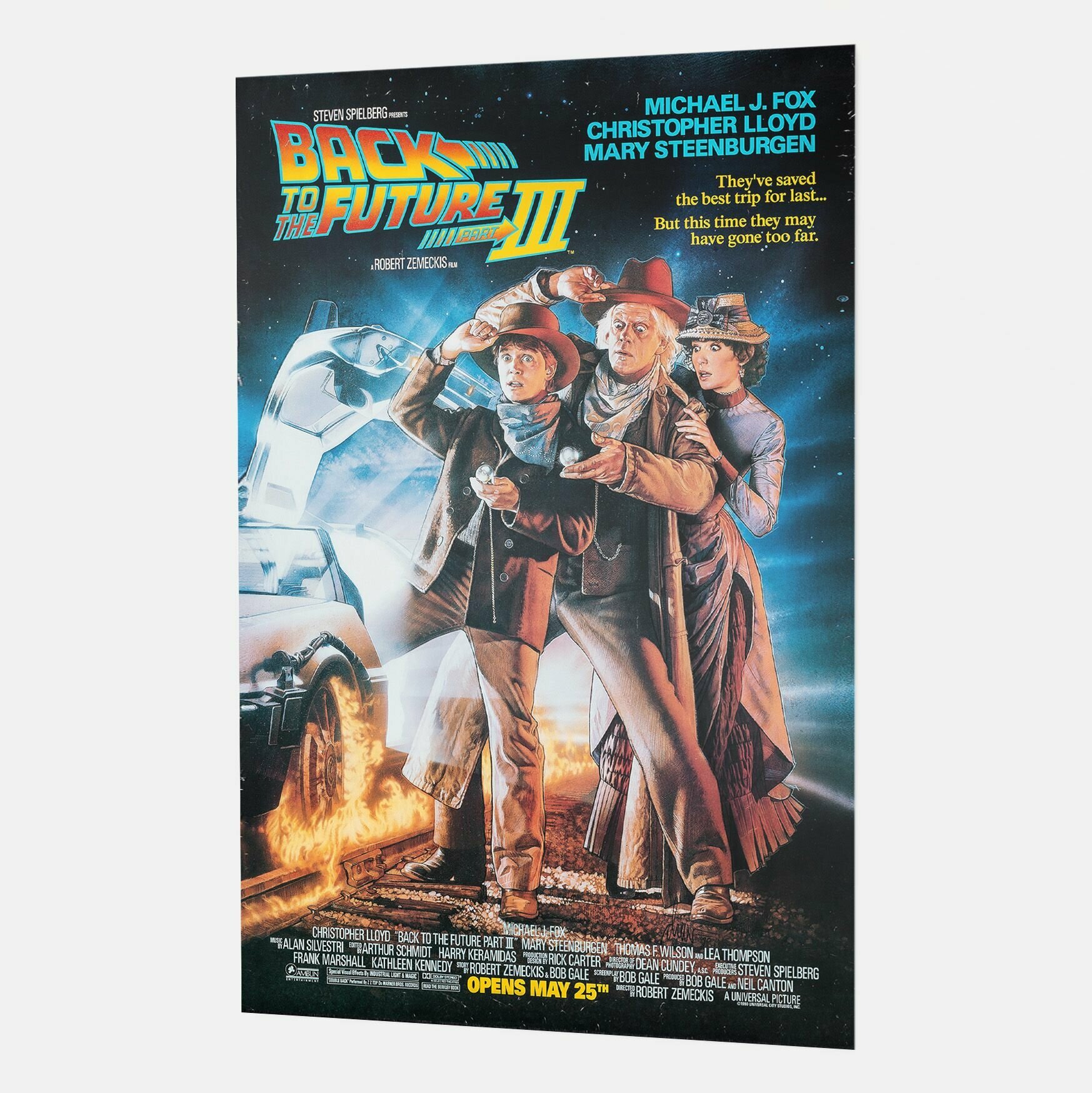 Интерьерный постер (плакат) по фильму Назад в будущее 3 (Back to the Future), 40x60 см. от Poster4me