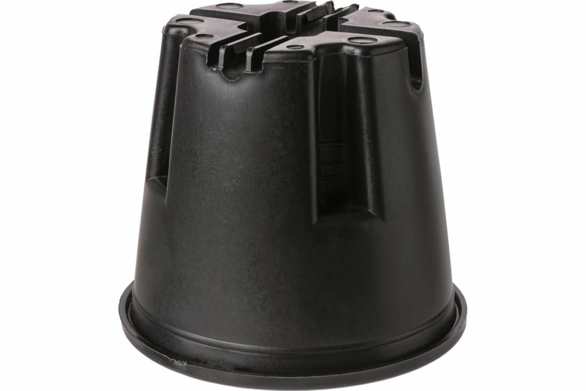 Держатель для плоской кровли крестовой фиксатор для прута 8-10 мм, с бетоном, ПП TDM