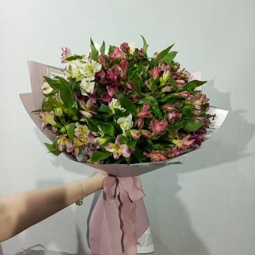 Большой букет альстромерии, 35 шт.