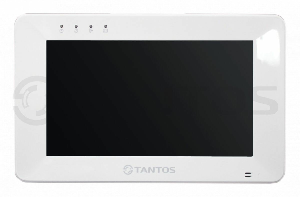 Tantos Rocky HD Wi-Fi White - монитор видеодомофона для квартиры, дома или офиса с WiFi, аналоговый видеомонитор с сенсорным TFT дисплеем 7" 1024x600px