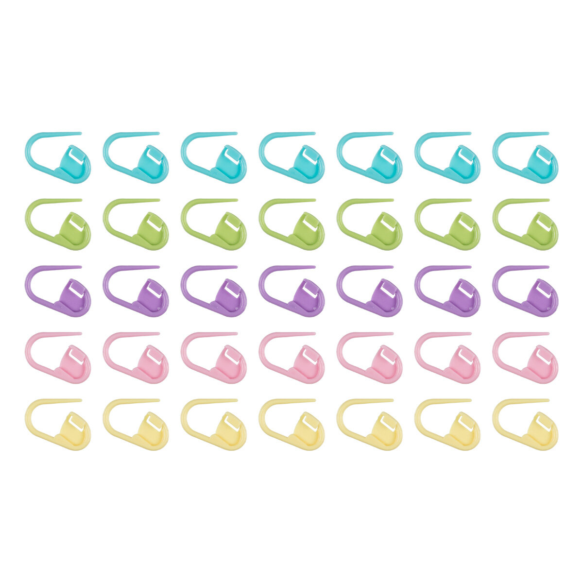 "Gamma" MKL-35 кольца маркировочные пластик d 20 мм 35 шт с замком