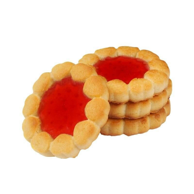 Печенье сдобное Деловой Стандарт Cookies with cherry marmalade, 425 г