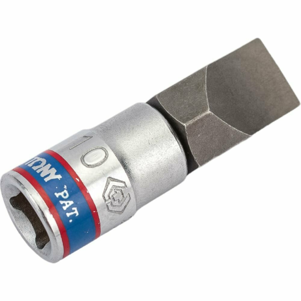 Насадка торцевая Slotted (SL10х1.6 мм; 37 мм; 1/4DR) KING TONY 203210