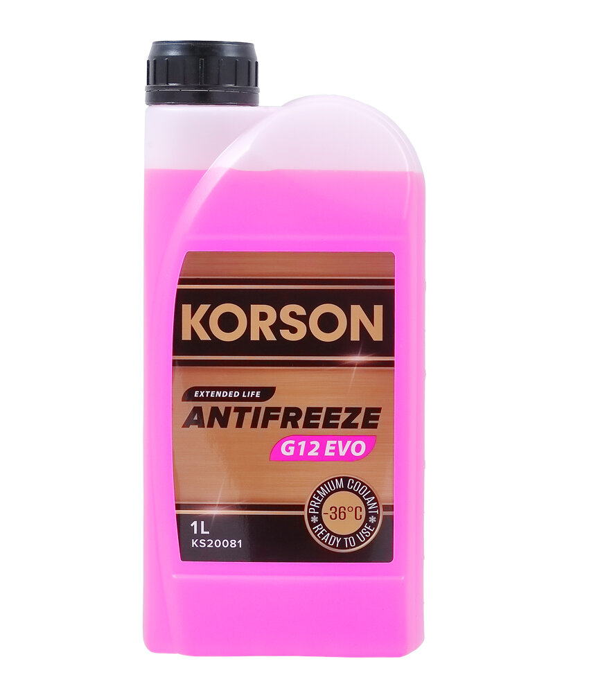 Антифриз готовый раствор 1 л S-OAT G12evo розовый